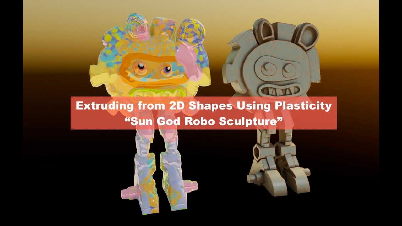 BSLIVE 2.5 Modeling Method From 2D Shapes In Plasticity SUN TOTEM - YouTube
