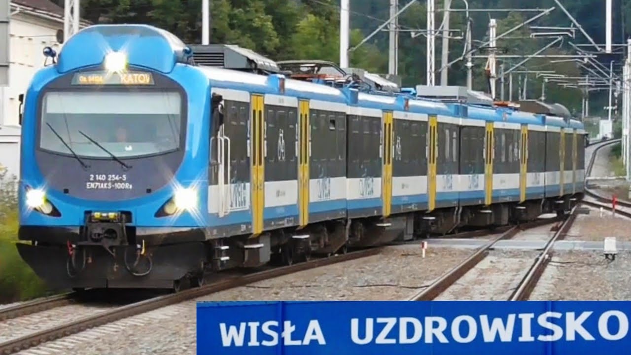 🚉 PKP Wisła Uzdrowisko - Letni MIX Pociągów - YouTube