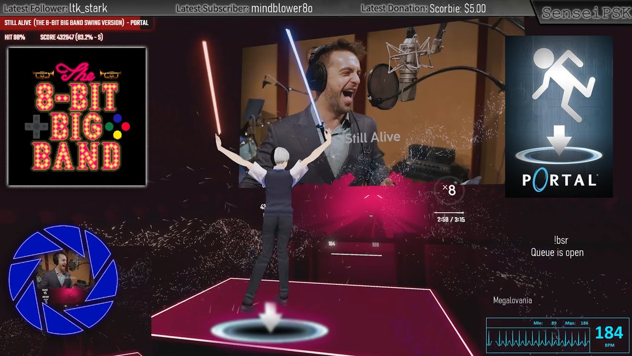 The 8-bit Big Band - Portal - Still Alive | Expert | Full-body tracking ...