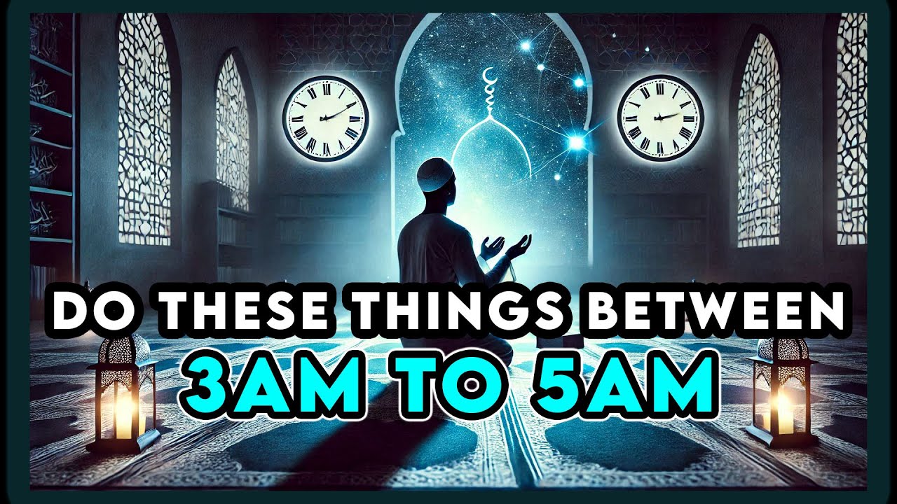 Do These Things Between 3am To 5am To Change Your Life - YouTube