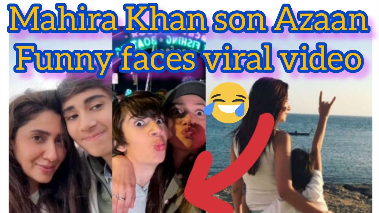 Mahira Khan son due was seenat the Beach Baskin in the sun🌞 Having Fun😍 ...