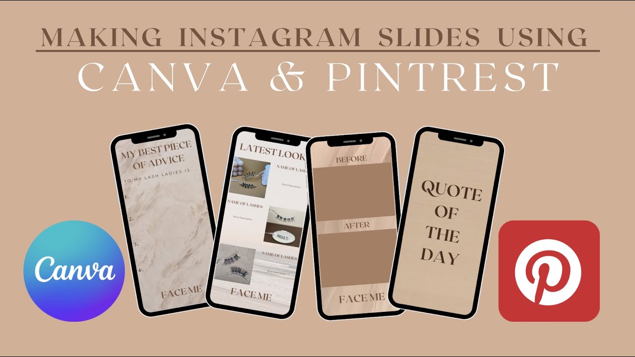 Making Instagram Stories Templates Using Canva & Pinterest | Quick ...
