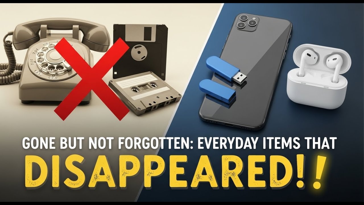 Gone But Not Forgotten: Everyday Items That Disappeared - YouTube