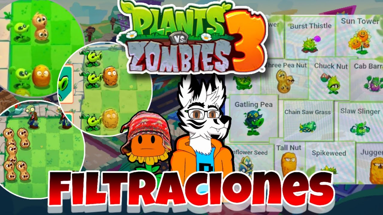 EL NUEVO ARTE DE PVZ 3 Y LAS PLANTAS FILTRADAS - YouTube
