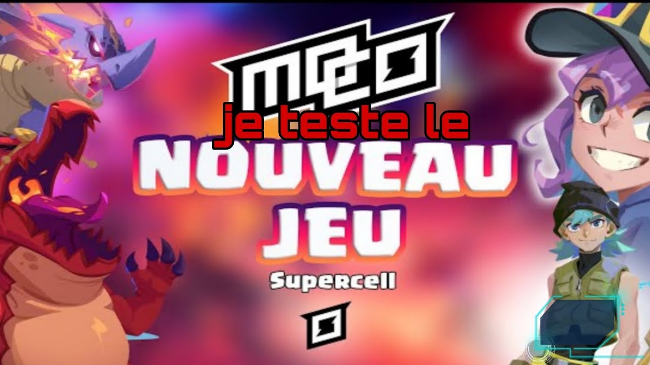 Je teste le nouveau jeu de supercell moco - YouTube