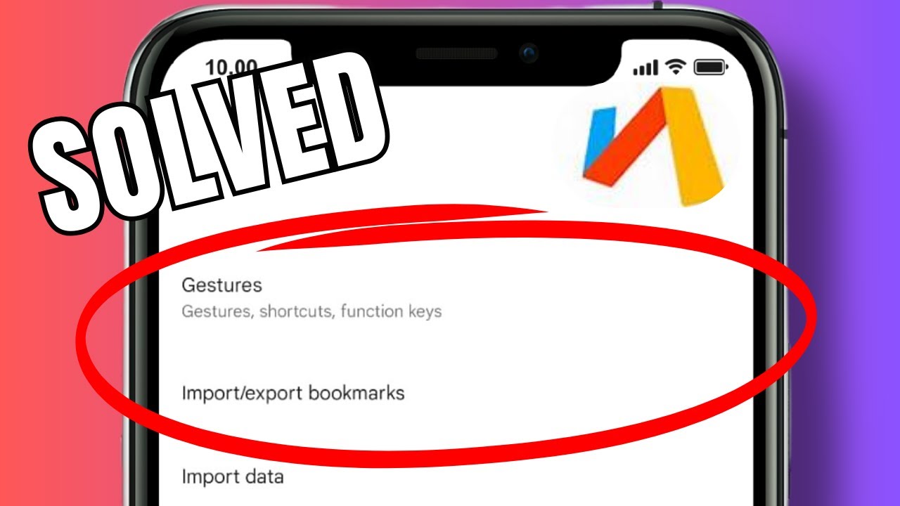 How to export browsing data in Via Browser - YouTube