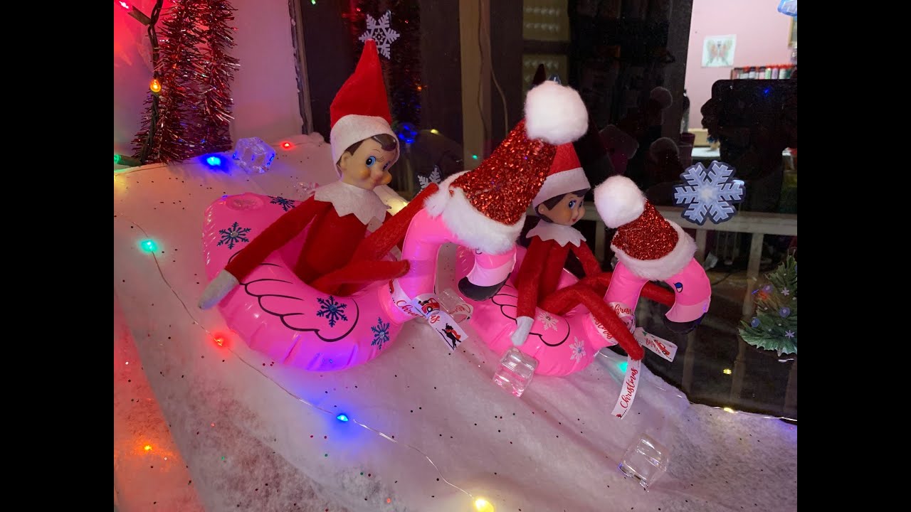 They 10. Elf on the shelf go snow tubing. Not for kids. Elf on the ...