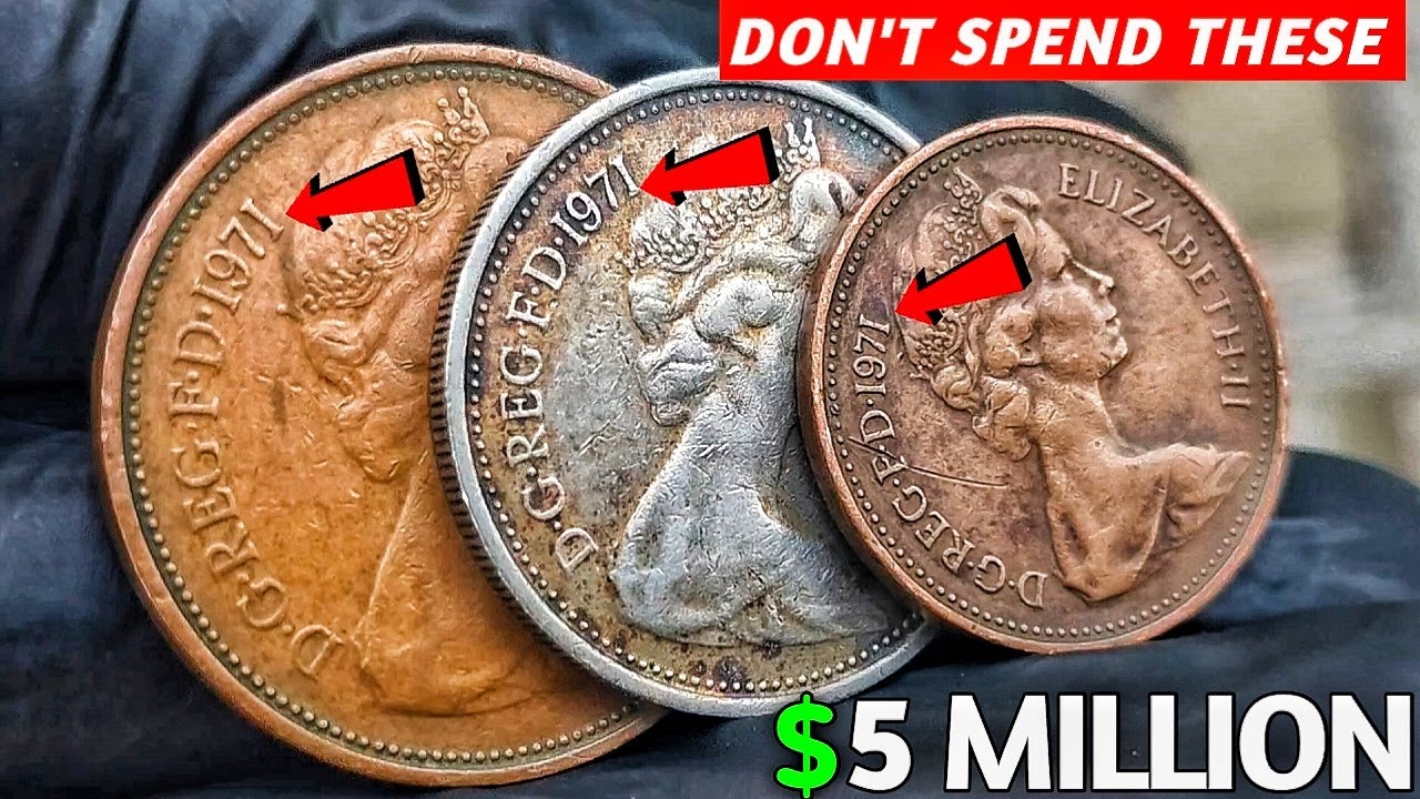 RARE UK Elizabeth NEW PENCE Worth Up to $500,000+!? | Hidden Treasure ...