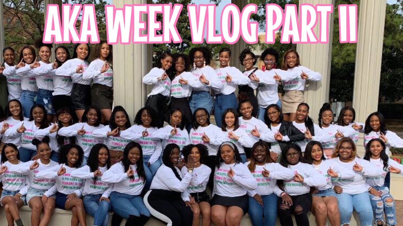 AKA Week Vlog Part II | Hampton University | Autumn Ellison - YouTube