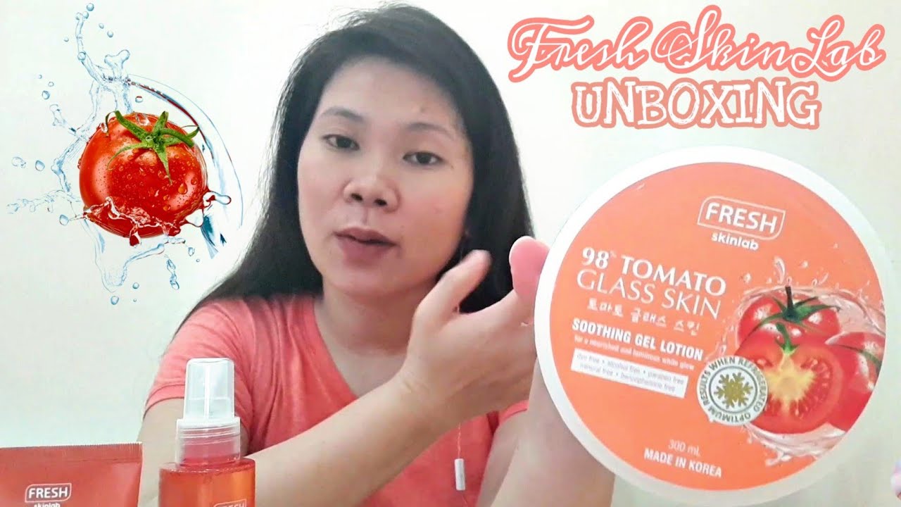 TOMATO 98% GLASS SKIN | FRESH SKINLAB | Ms. Pamu - YouTube
