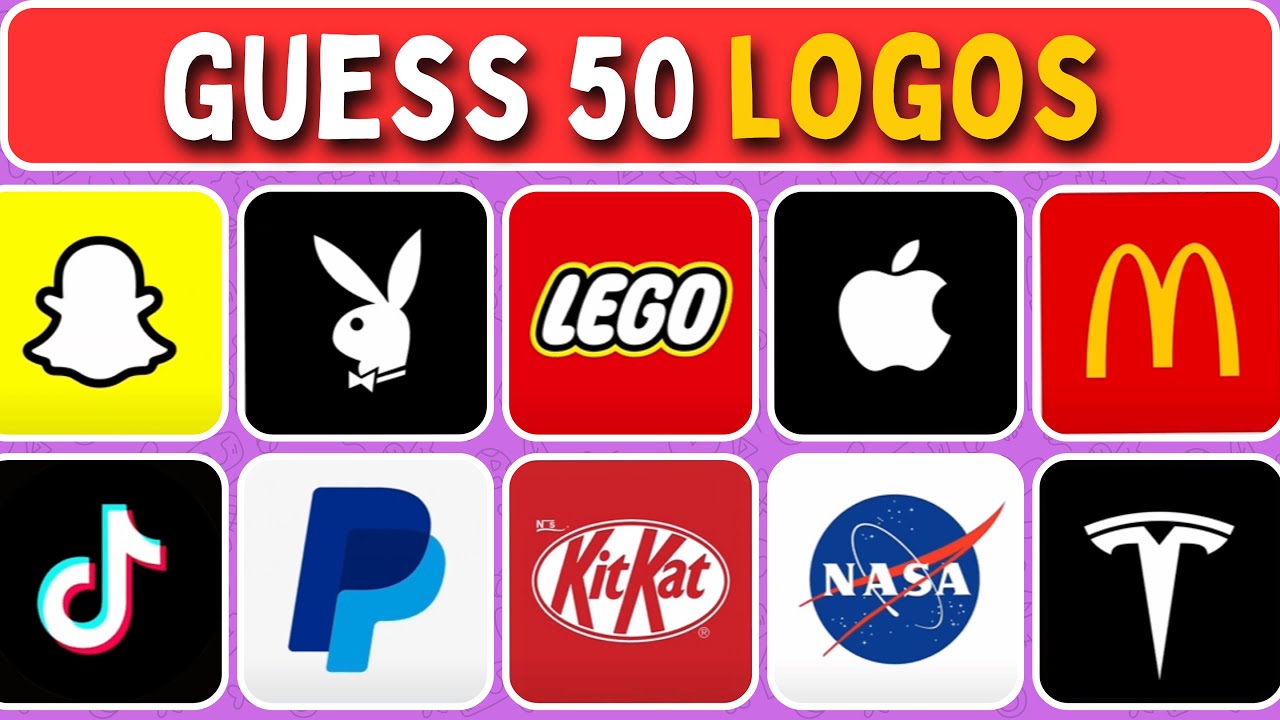 Can You Guess These 50 Logos? Ultimate Logo Quiz Challenge by Quiz Pop ...