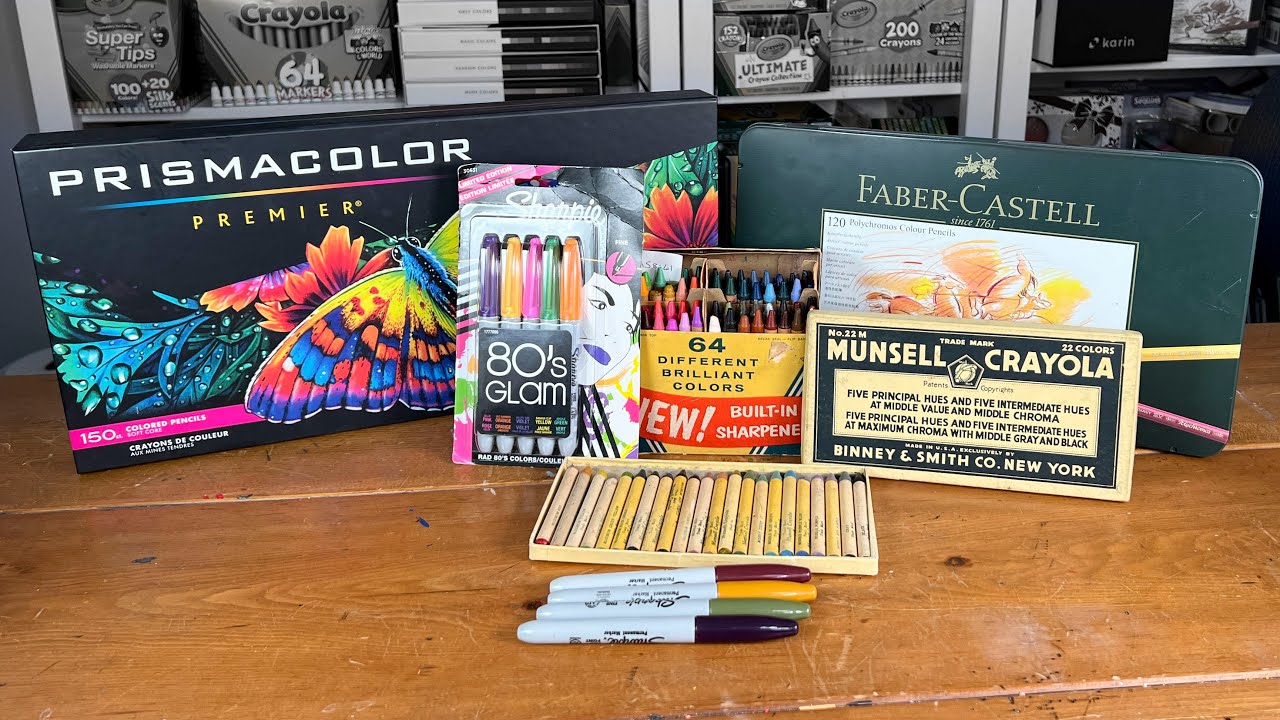 Rarest Retired Colors! Prismacolor, Polychromos, Crayola and Sharpie ...
