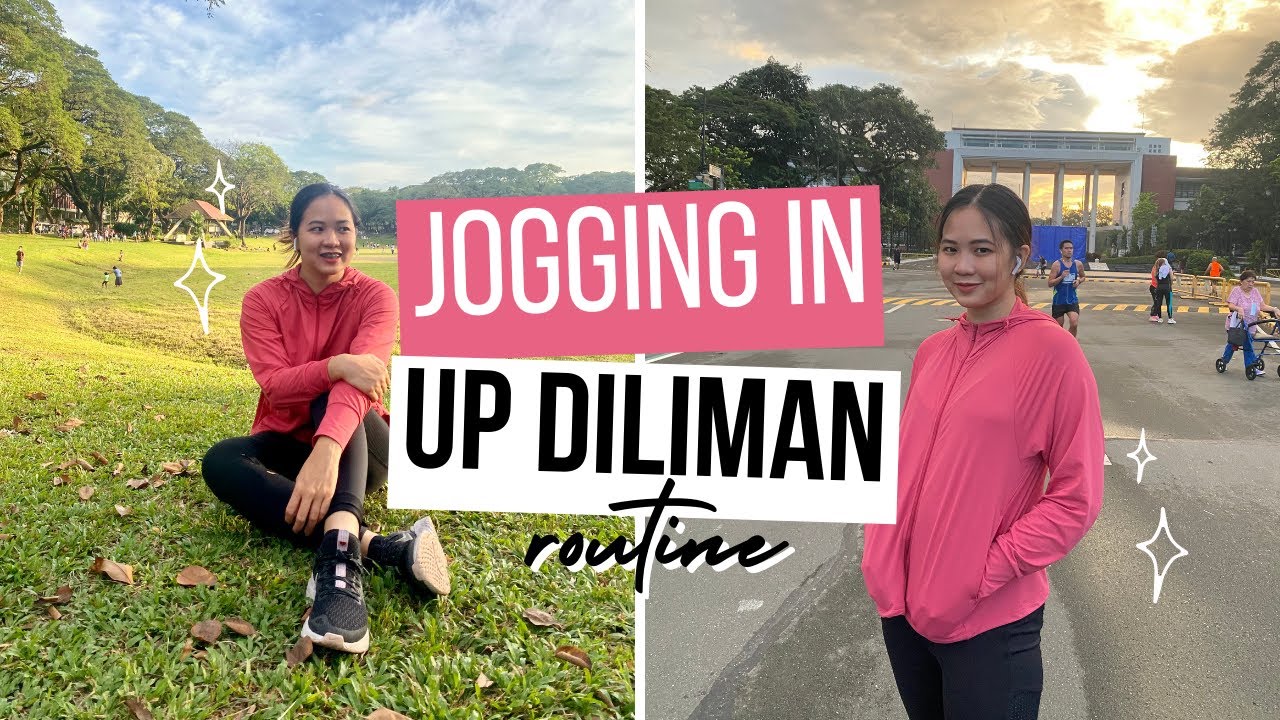 Jogging and Eating Street Foods in UP Diliman | Staying Active & Fit ...