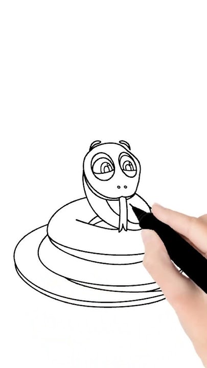 Psss... 🐍 Unlock the jungle magic with this fun Kaa drawing tutorial! 🖌 ...