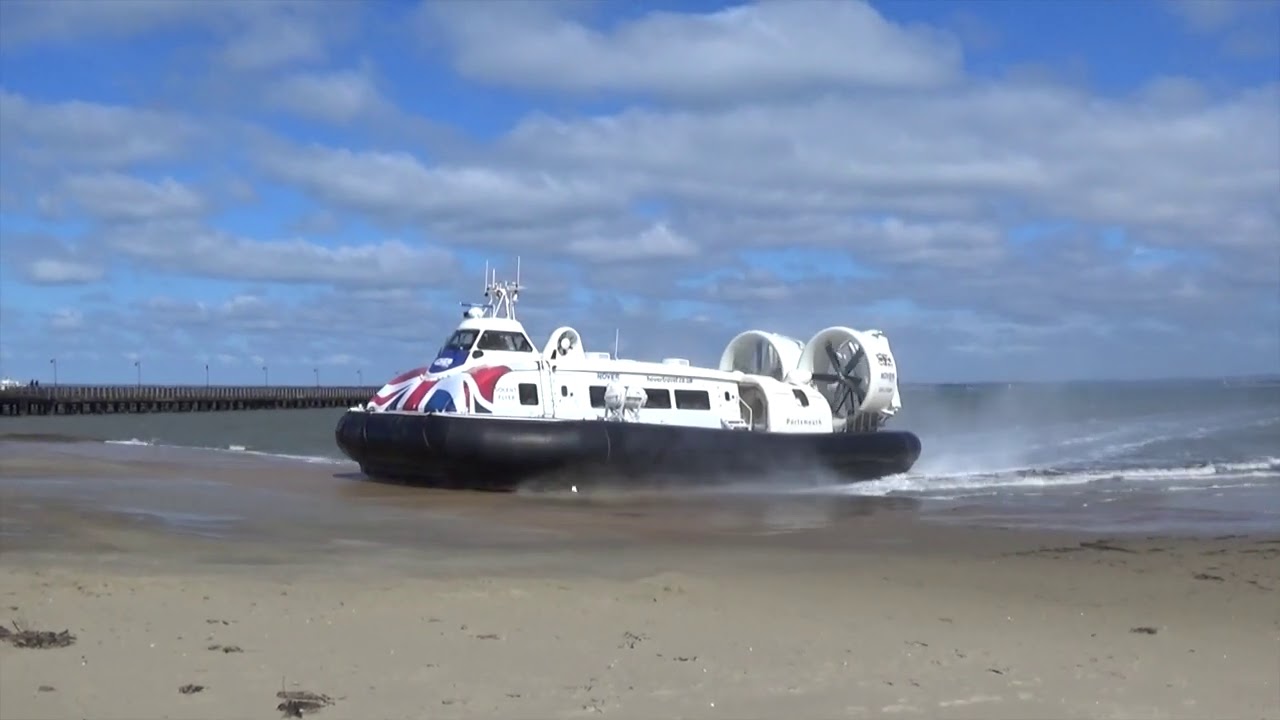 Hovertravel Southsea to Ryde Hovercraft - YouTube