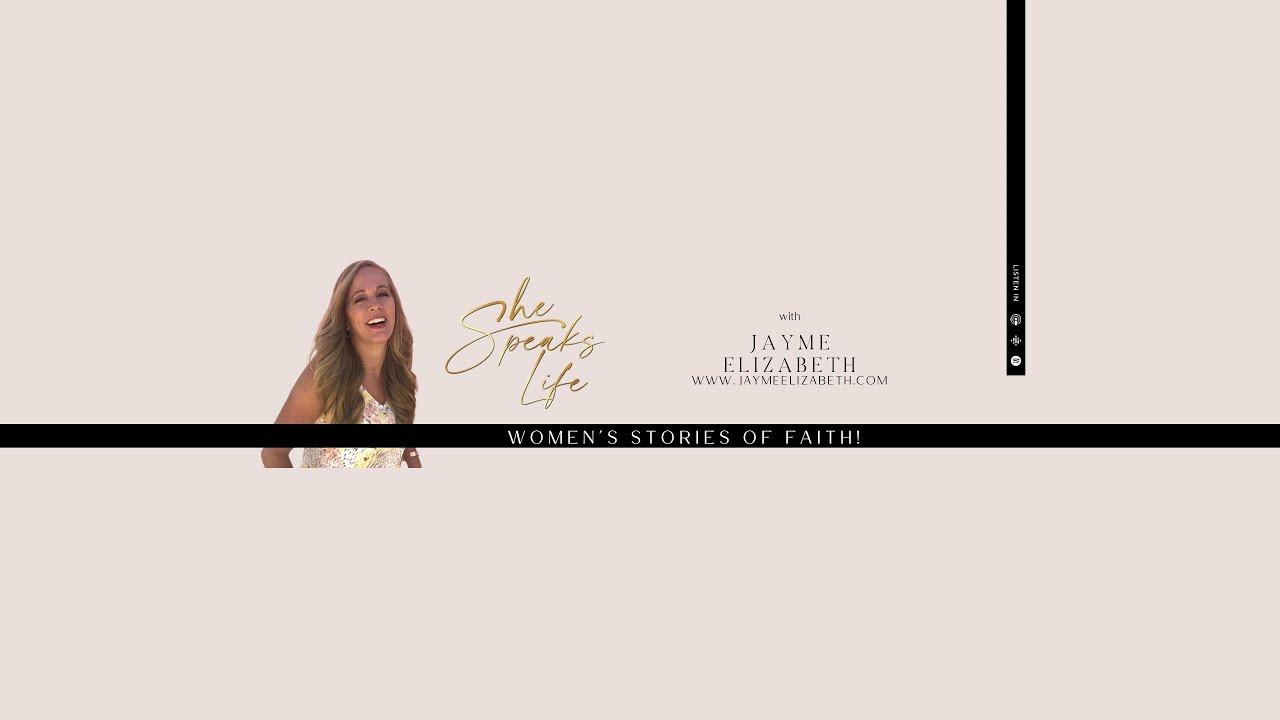 Jayme Elizabeth She Speaks Life/S7E5 Author/Podcaster Melony Brown ...