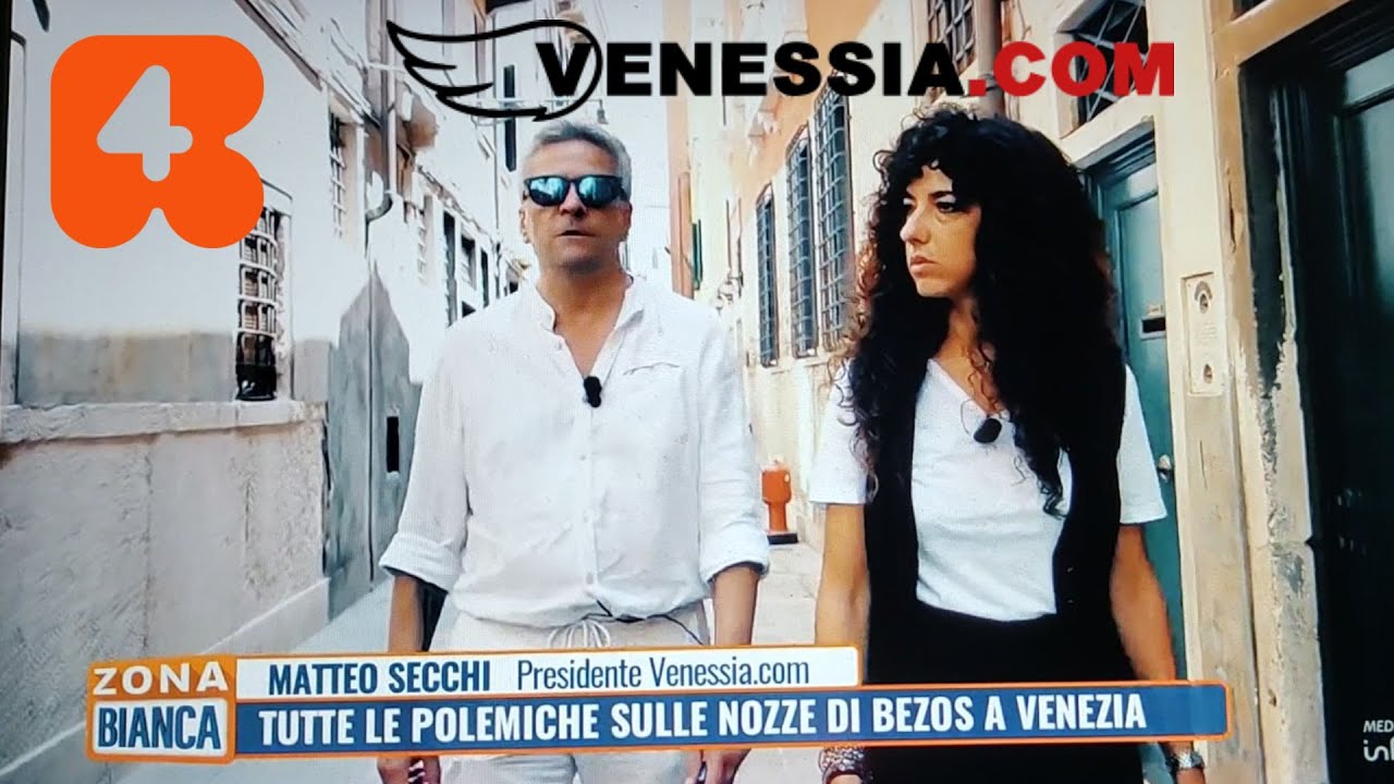 VENEZIA le polemiche sulle nozze di Bezos. - YouTube