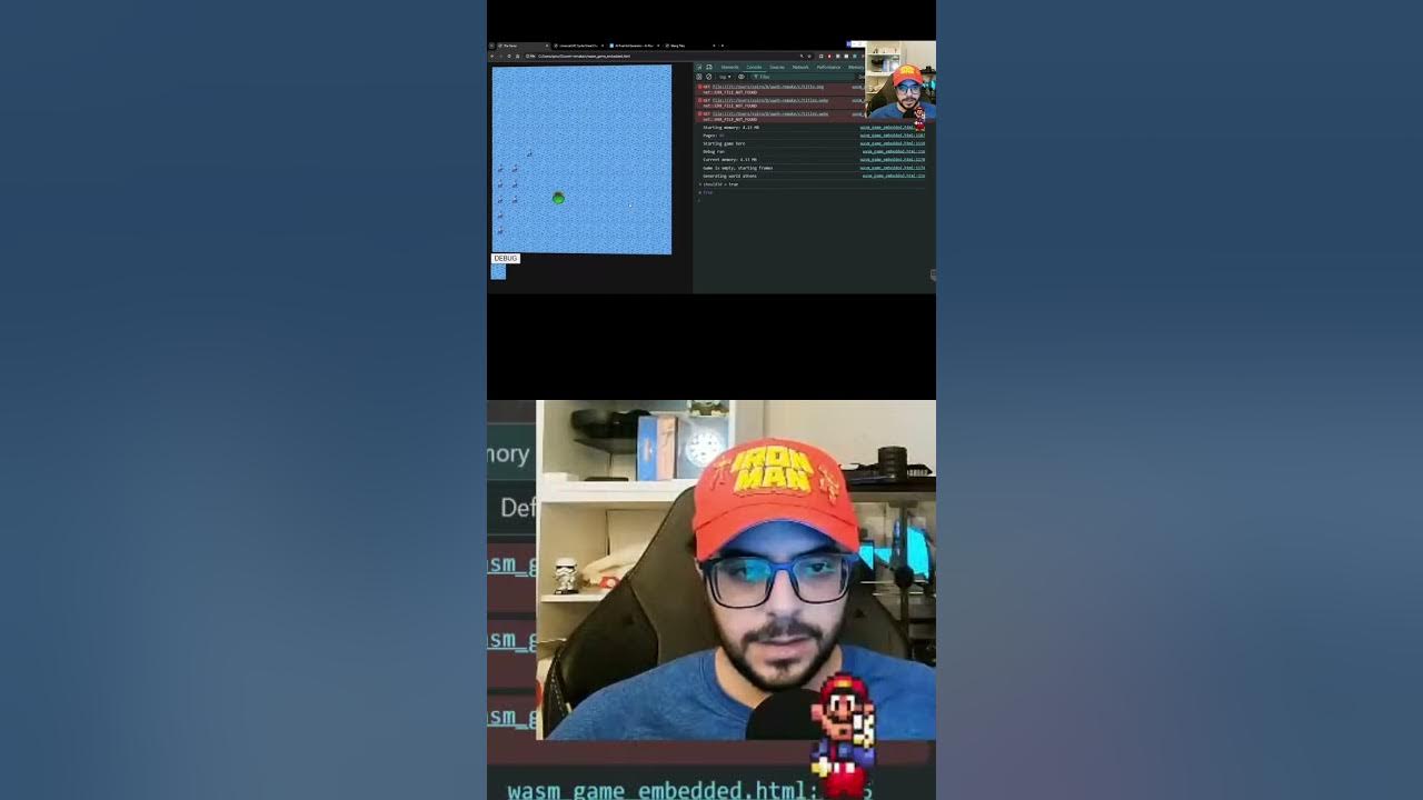 High school dropout making a game in Vanilla C to WASM to JS/CSS/HTML no GPU or frameworks ...