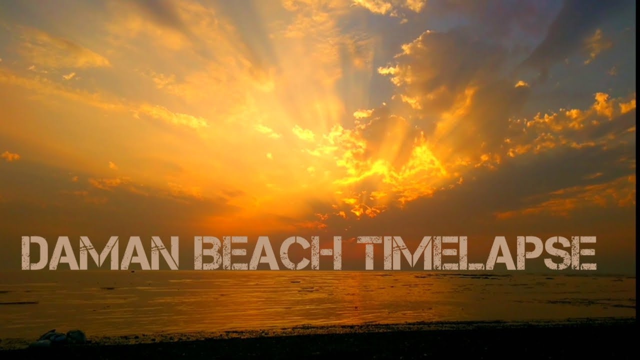 Daman beach beautiful timelapse | beautiful sunset | - YouTube