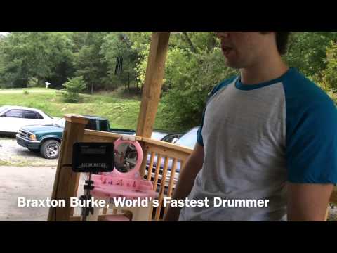 Braxton Burke of Floyd County, World's Fastest Drummer winner - YouTube