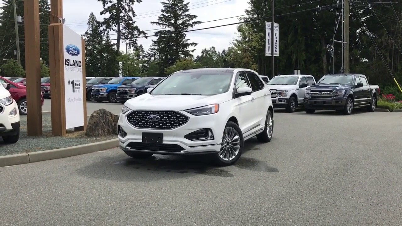 2020 Ford Edge Titanium AWD Review | Island Ford - YouTube