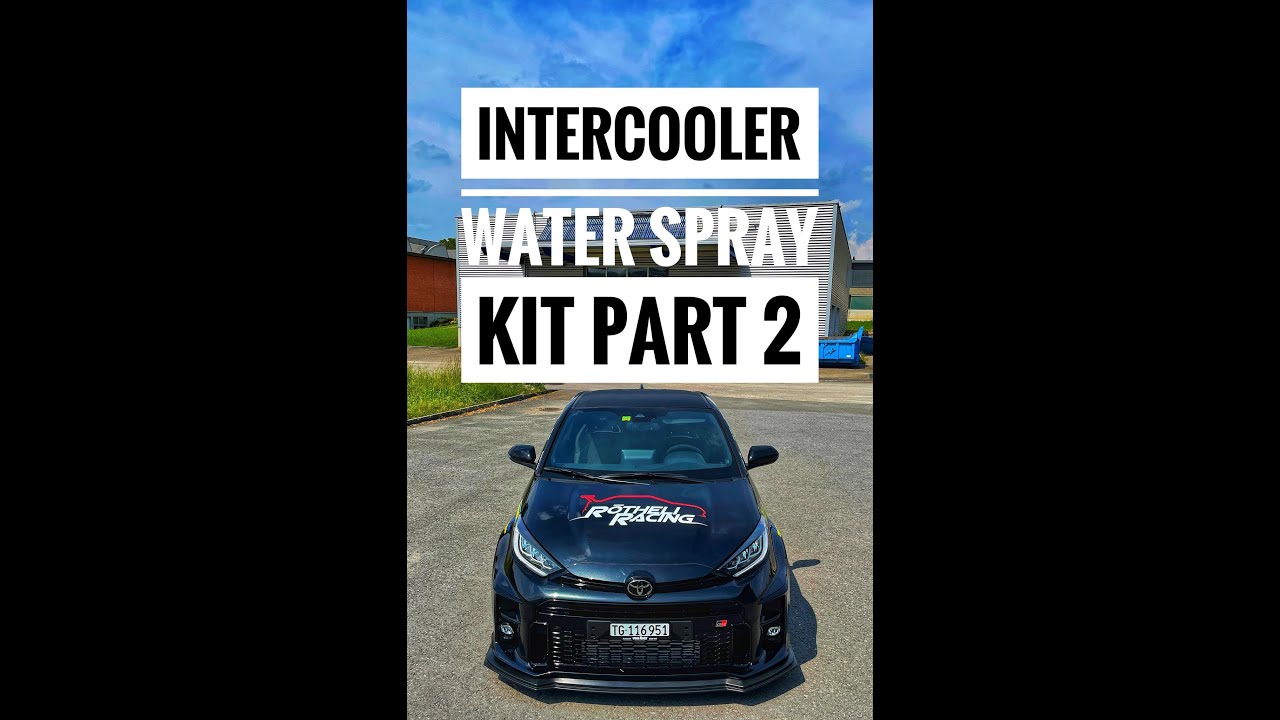 Toyota GR Yaris - Intercooler Water Spray Kit DIY - Part 2 - YouTube