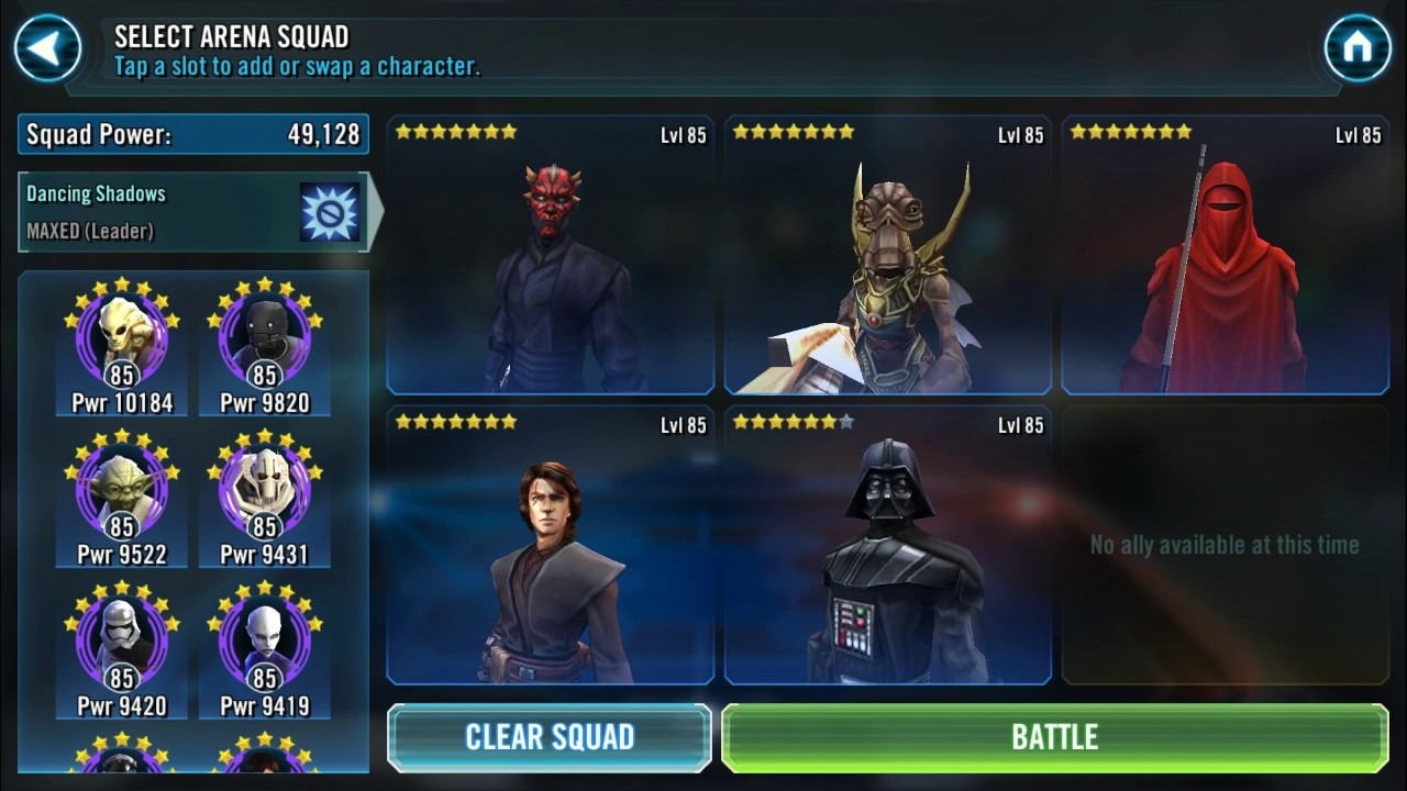 Darth Maul Zeta sith team vs. QGJ Zeta Jedi team Star Wars Galexy Of ...