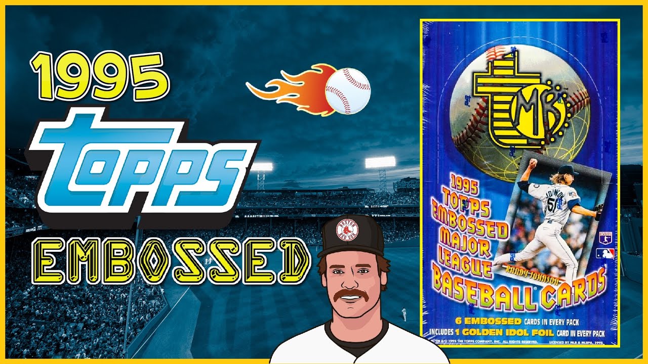 1995 Topps Embossed Hobby Box Break! Embossed Baseball Cards + Gold ...