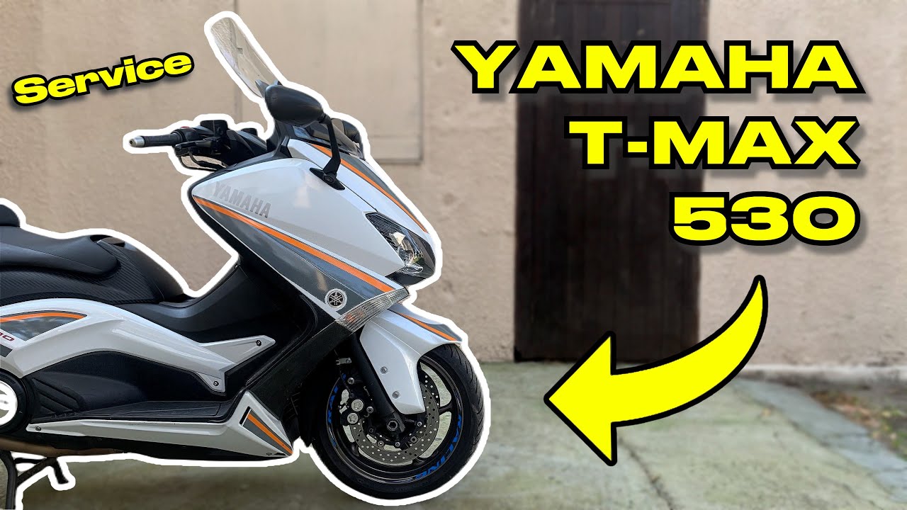 Yamaha T-Max 530 full service and check up! - YouTube