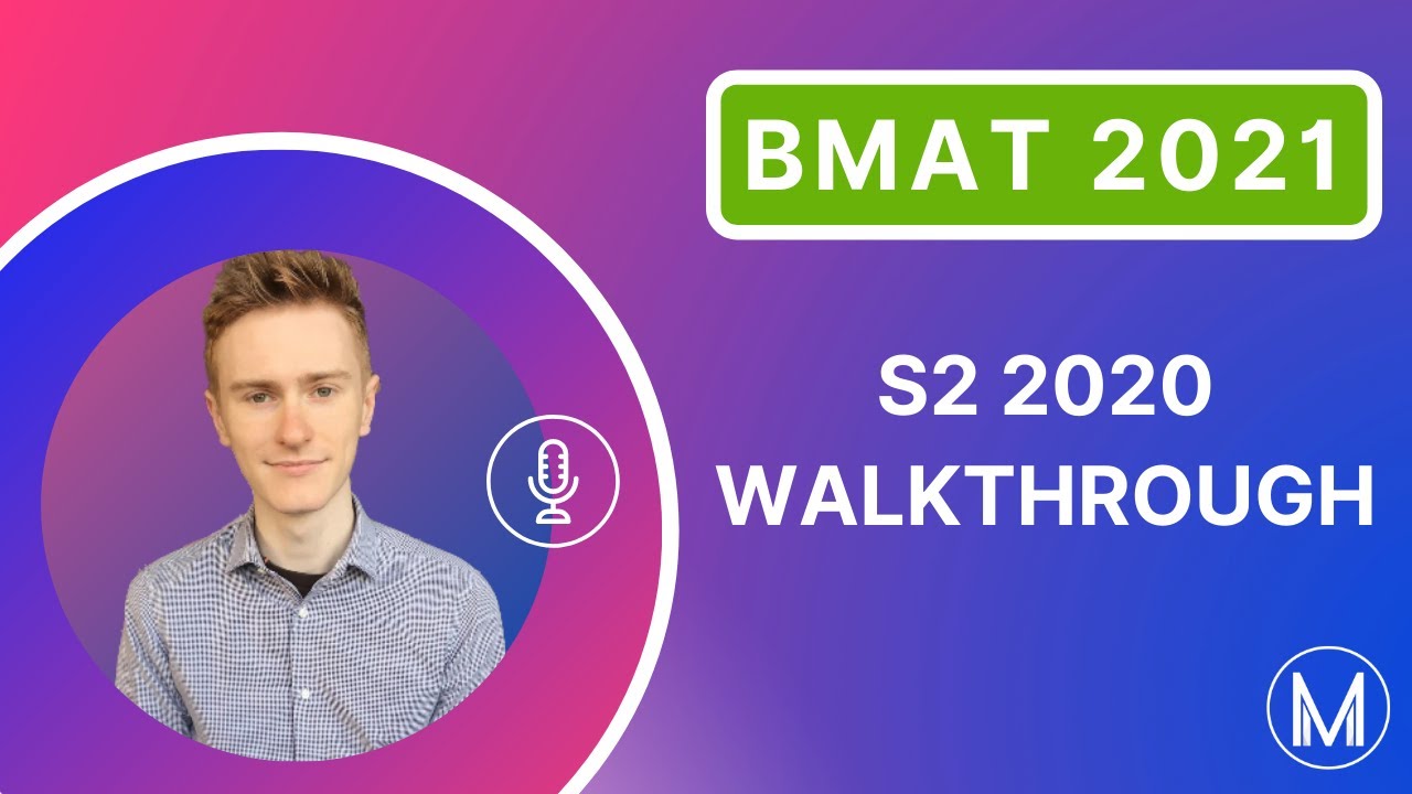 BMAT Section 2: Walkthrough - YouTube
