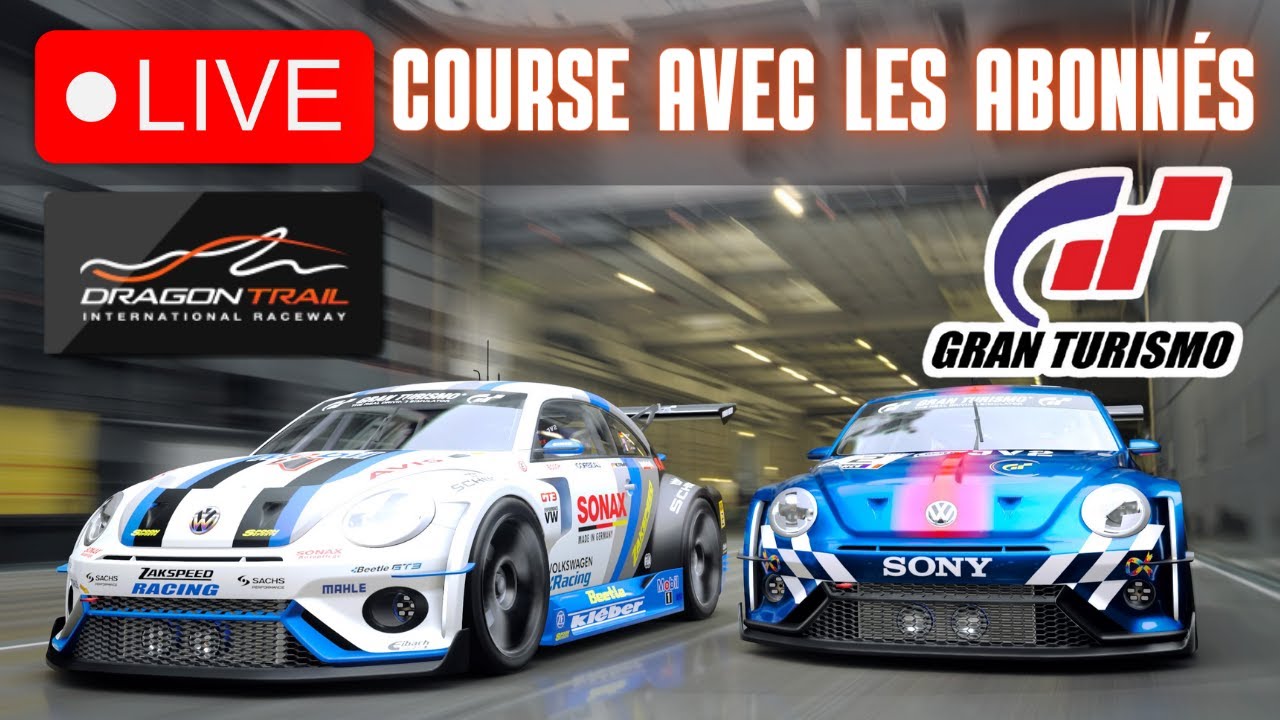 LIVE GRAN TURISMO 7: COURSE amical avec les abonnés, BEETLE GR3 CUP 28 ...