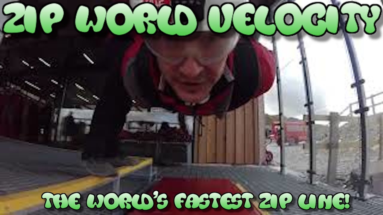Zip world Velocity 2 - Worlds fastest Zip Line! - YouTube