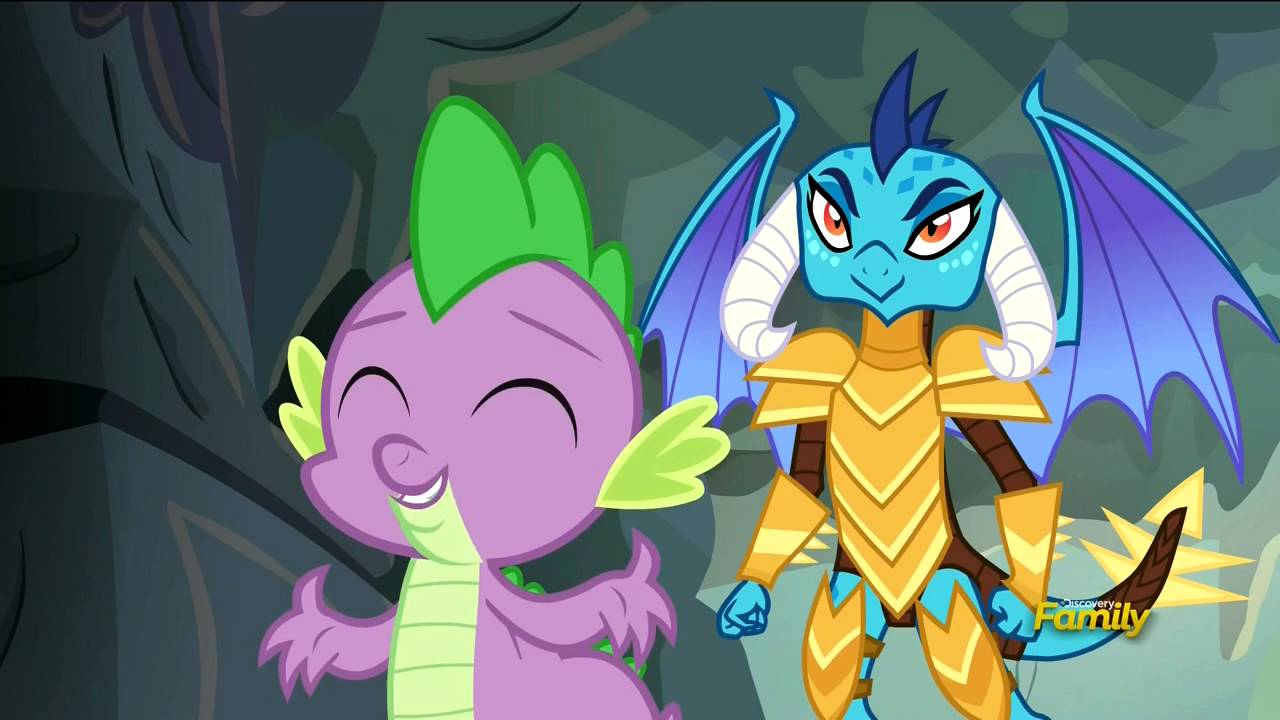 MLP Season 6 Episode 5 Spike and Princess Ember working together - YouTube