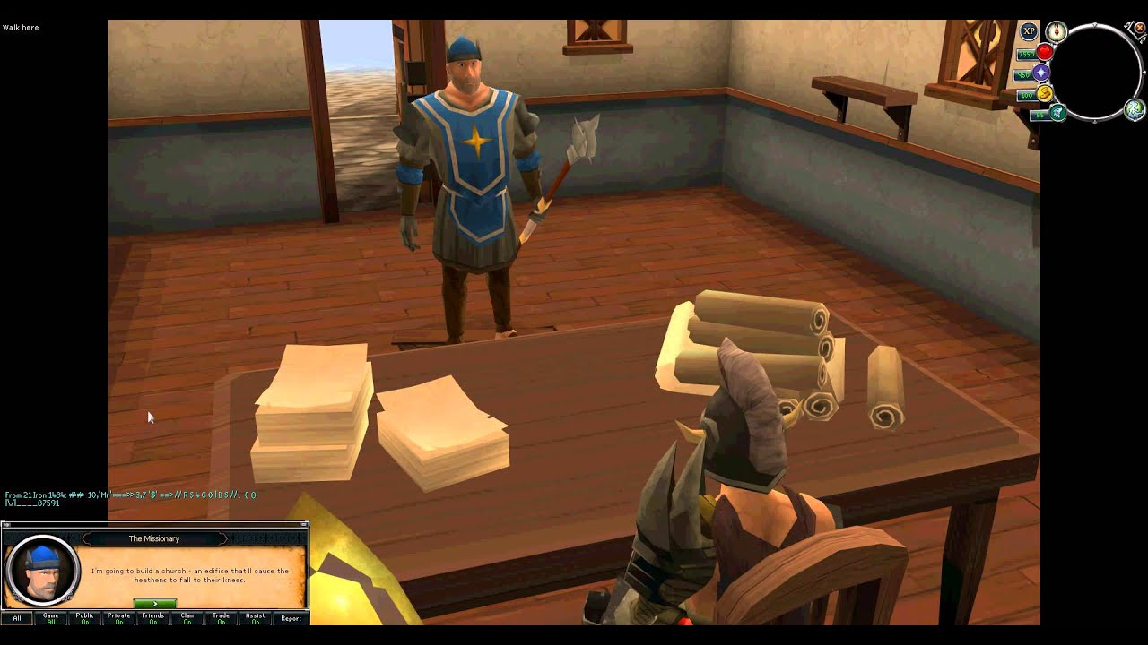 RuneScape player owned ports meet the missionary cutscene - YouTube