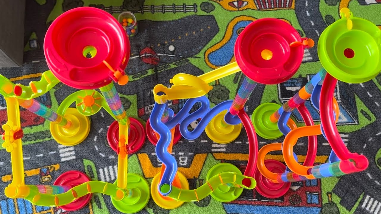 Three different marble run towers satisfying asmr | Pak Marble Race ...