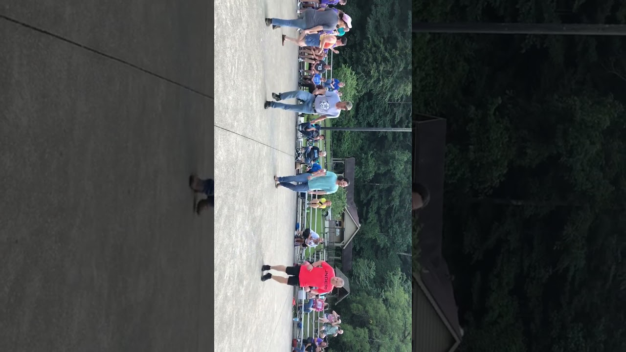 Zeb Ross and Terry Alan clogging at hoedown island - YouTube