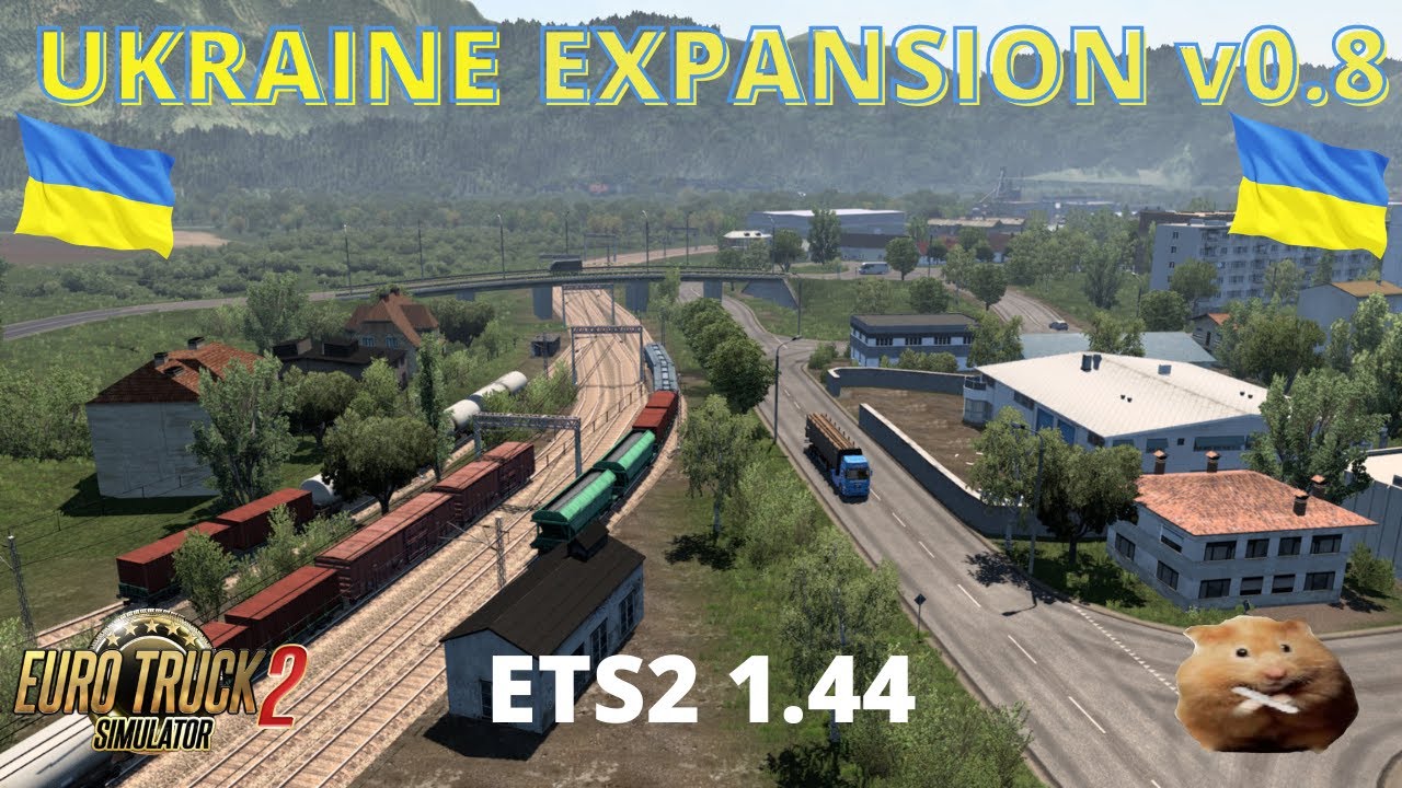 ETS2 UKRAINE EXPANSION v 0.8 Novohrad-Volynskyi(UA) to Drohobych(UA ...