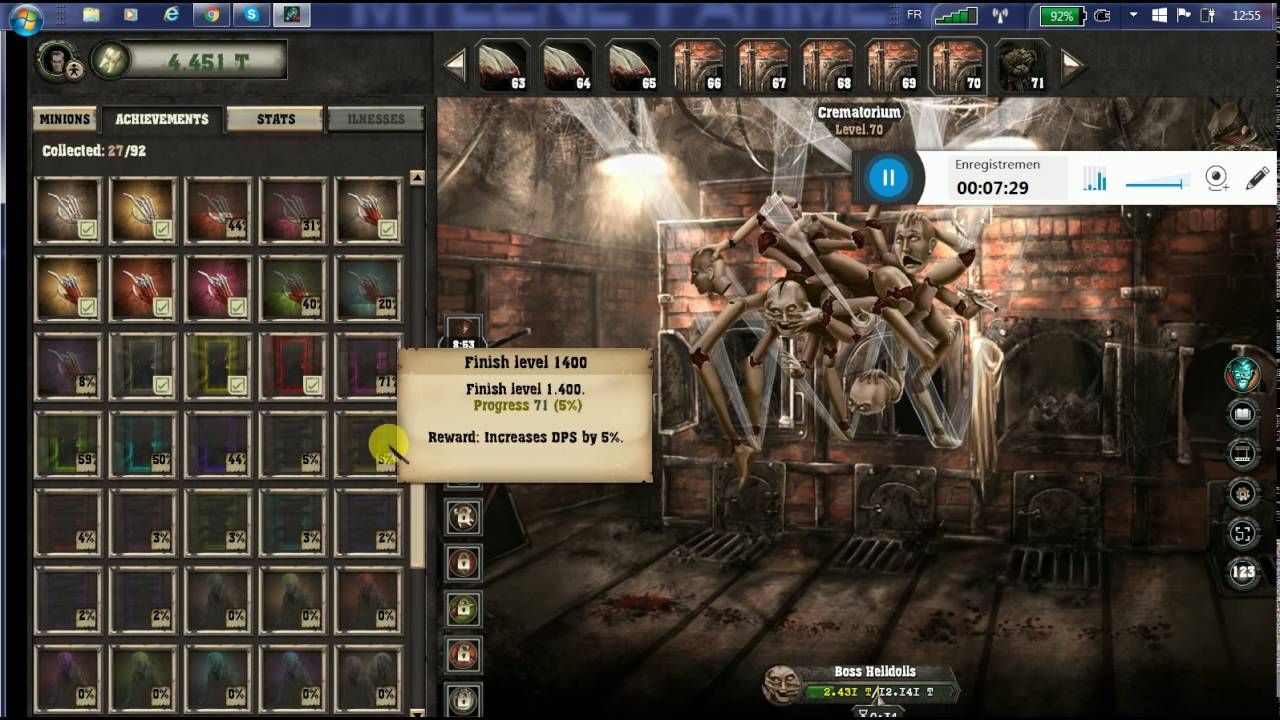 présentation du jeu insanity clicker - YouTube