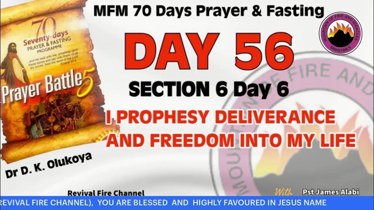 DAY 56 || MFM 70 DAYS PRAYER AND FASTING 2024 || 29/09/2024 - YouTube