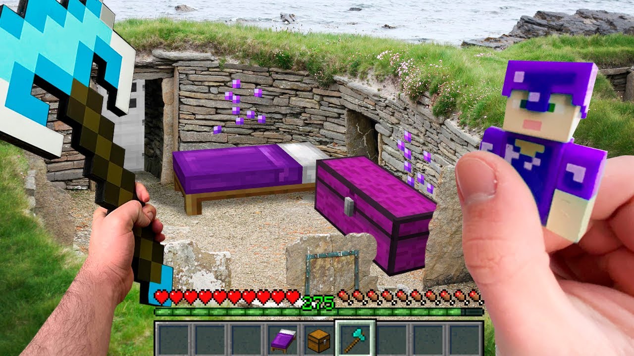 Minecraft in Real Life POV - ALEX HOUSE in Realistic Minecraft 創世神第一人稱 ...