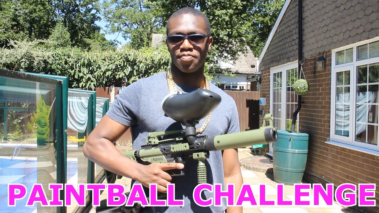 Paintball Challenge - YouTube