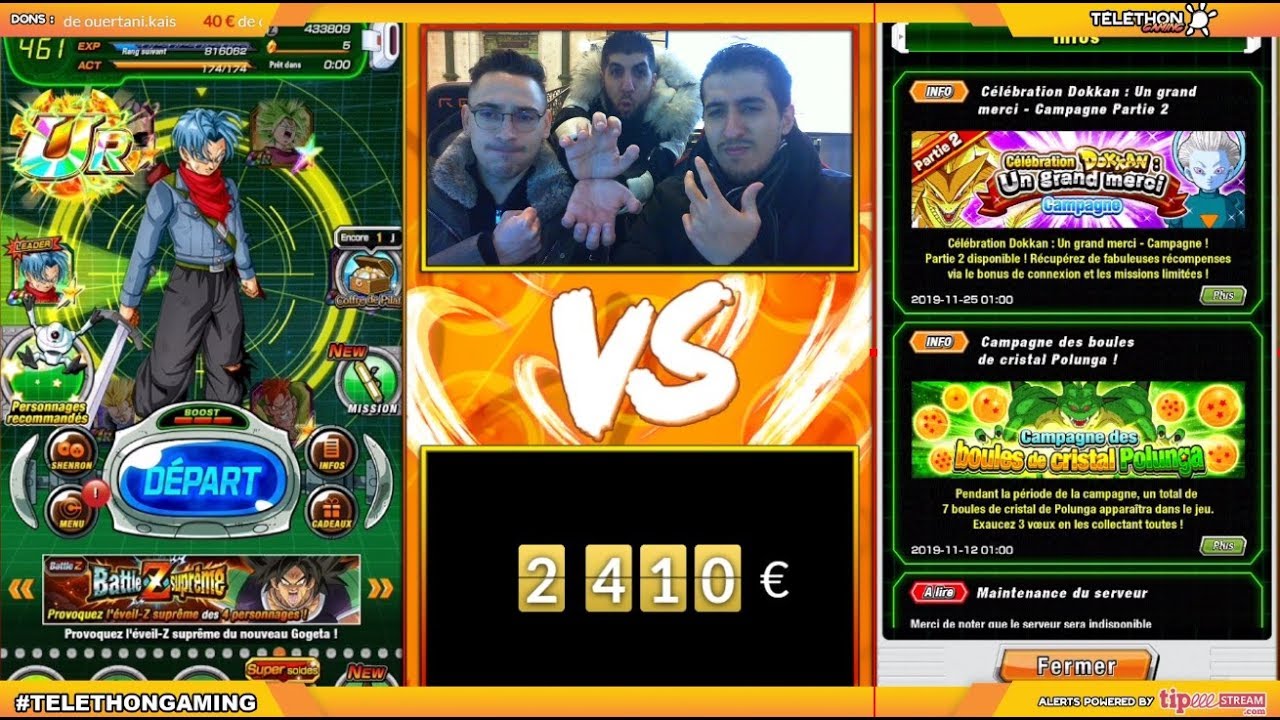 ENORME RANDOM RUSH YEKAIS SOFIAN LILIAN31 SUR DOKKAN BATTLE !! TELETHON GAMING !! - YouTube