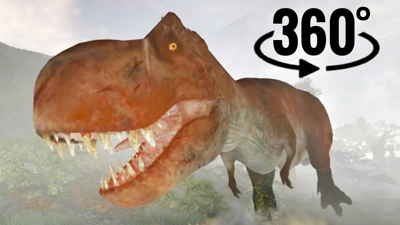 VR 360 Dinosaur Shooter Hunting like Jurassic Park - YouTube