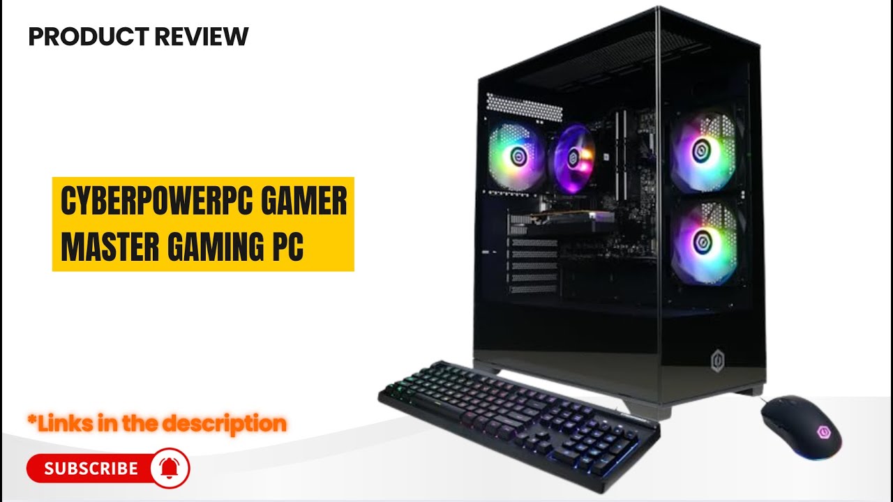 CYBERPOWERPC Gamer Master Gaming PC Review | Ryzen 5 5500 + RX 6400 ...