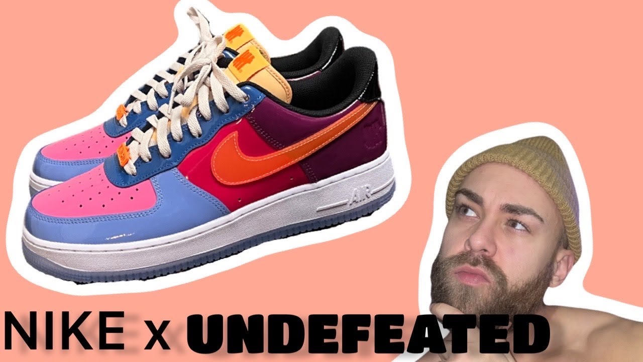 NIKE x UNDEFEATED Air Force 1 - Total Orange - (Unboxing, Review + On ...