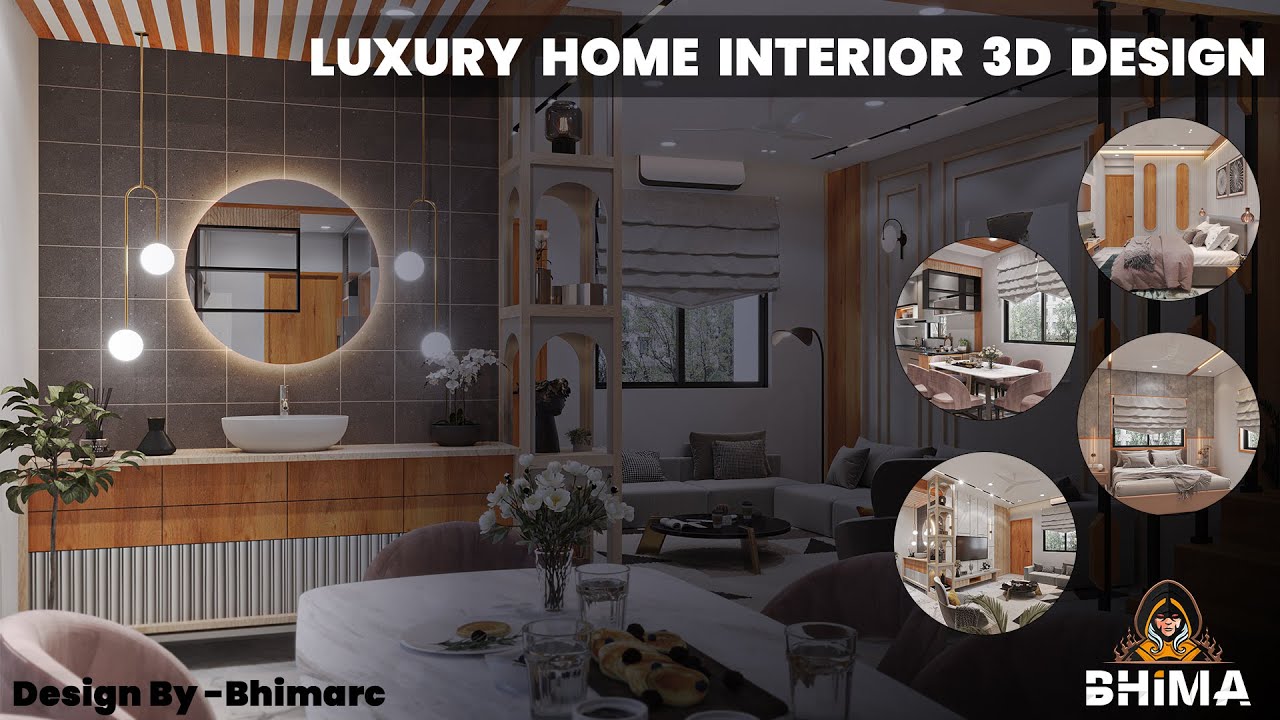 luxury Home interior 3d design | Interior View | Home Decor I 3dS MAX ...