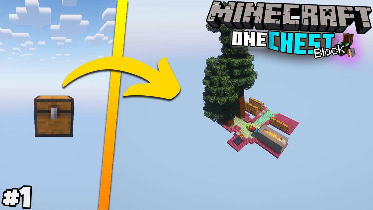 POCZĄTEK PRZYGODY na ONE CHEST w MINECRAFT #1 - YouTube
