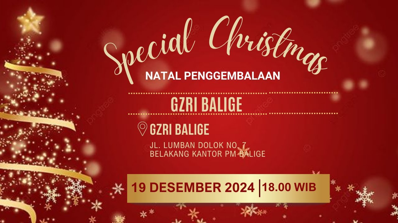 Christmas Celebration | 19 Desember 2024 (Ps. Ivan Nababan) - YouTube