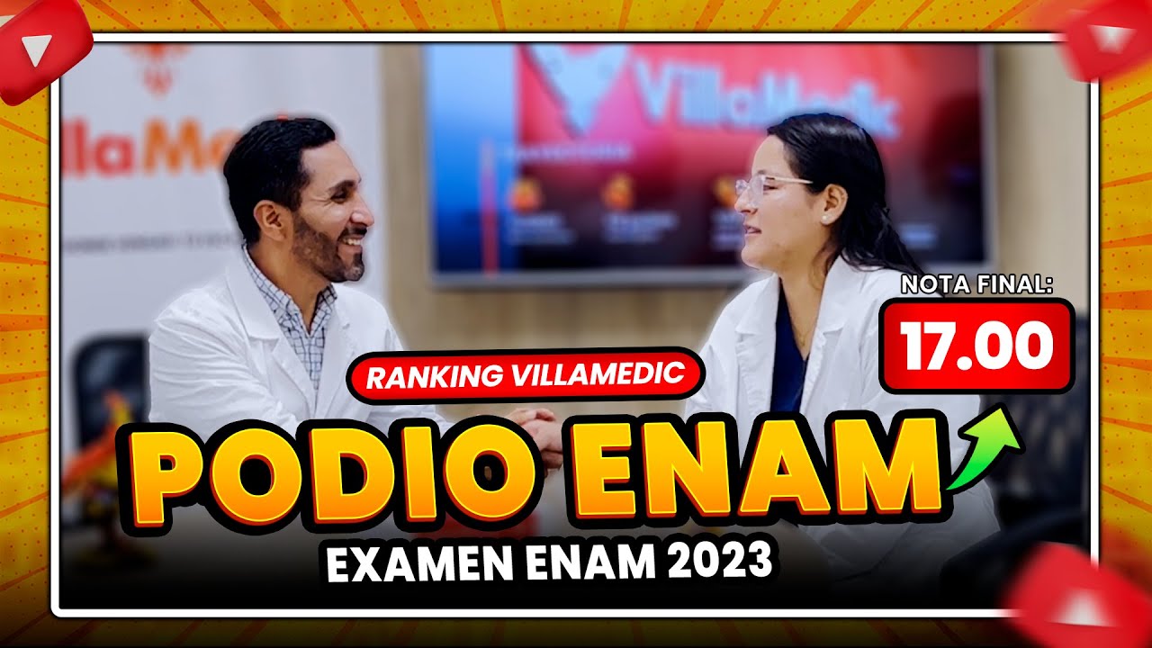 🏆 1er Puesto RANKING ENAM - examen de Enam 2023 - YouTube
