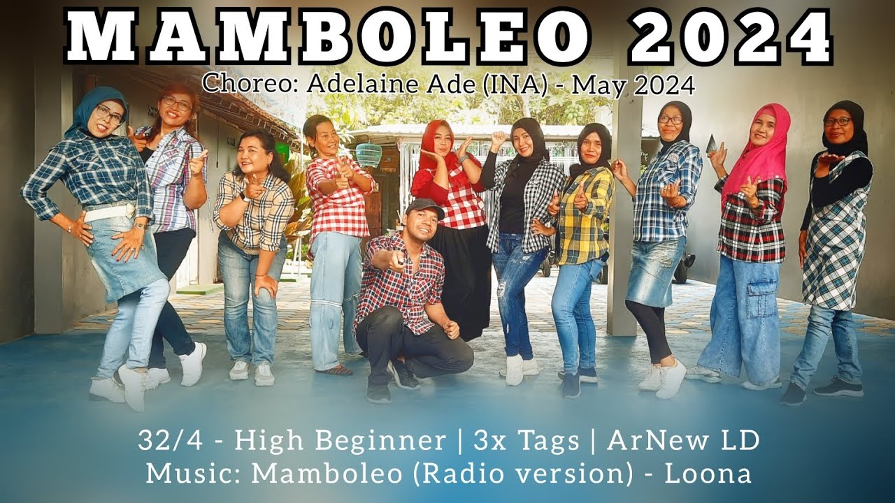 Mamboleo 2024 Line Dance | High Beginner | @adelaineade5599 (INA) - YouTube